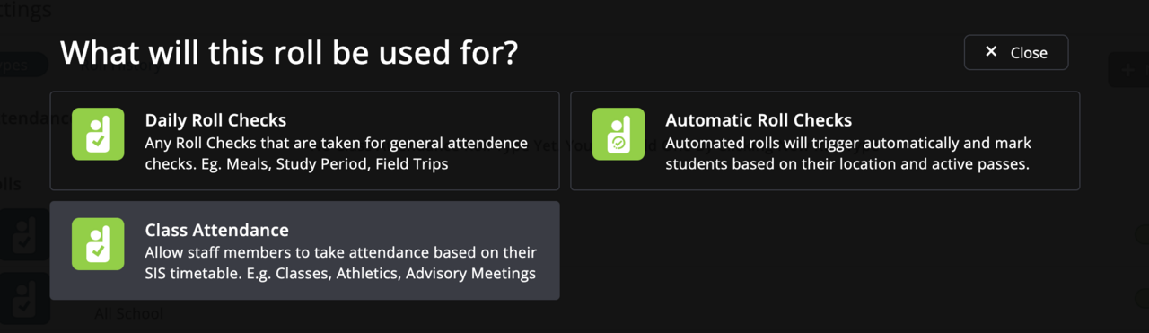Class Attendance Rolls Orah